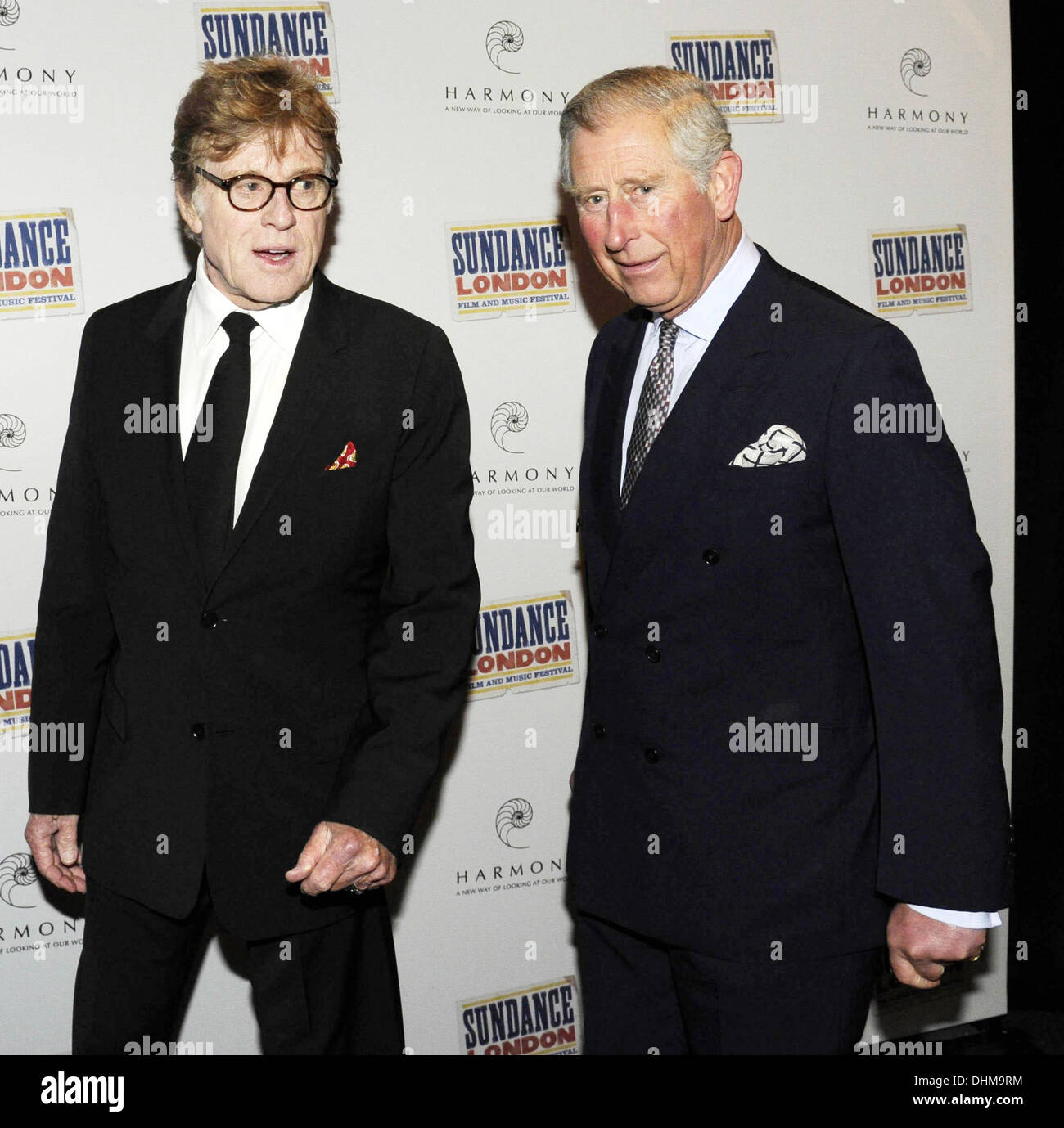 Robert Redford and Prince Charles, the Prince of Wales The O2 ...