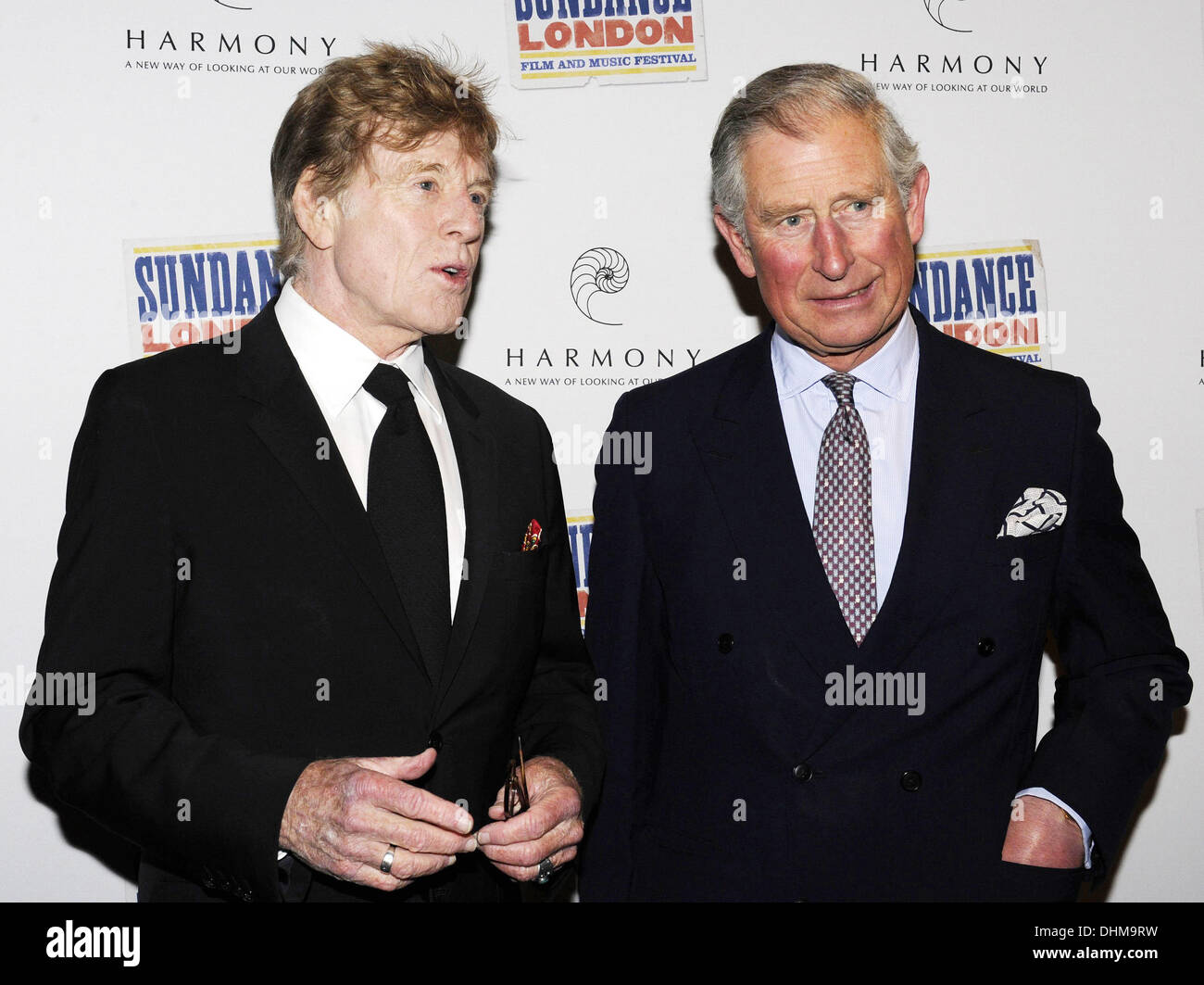 Robert Redford and Prince Charles, the Prince of Wales The O2 ...
