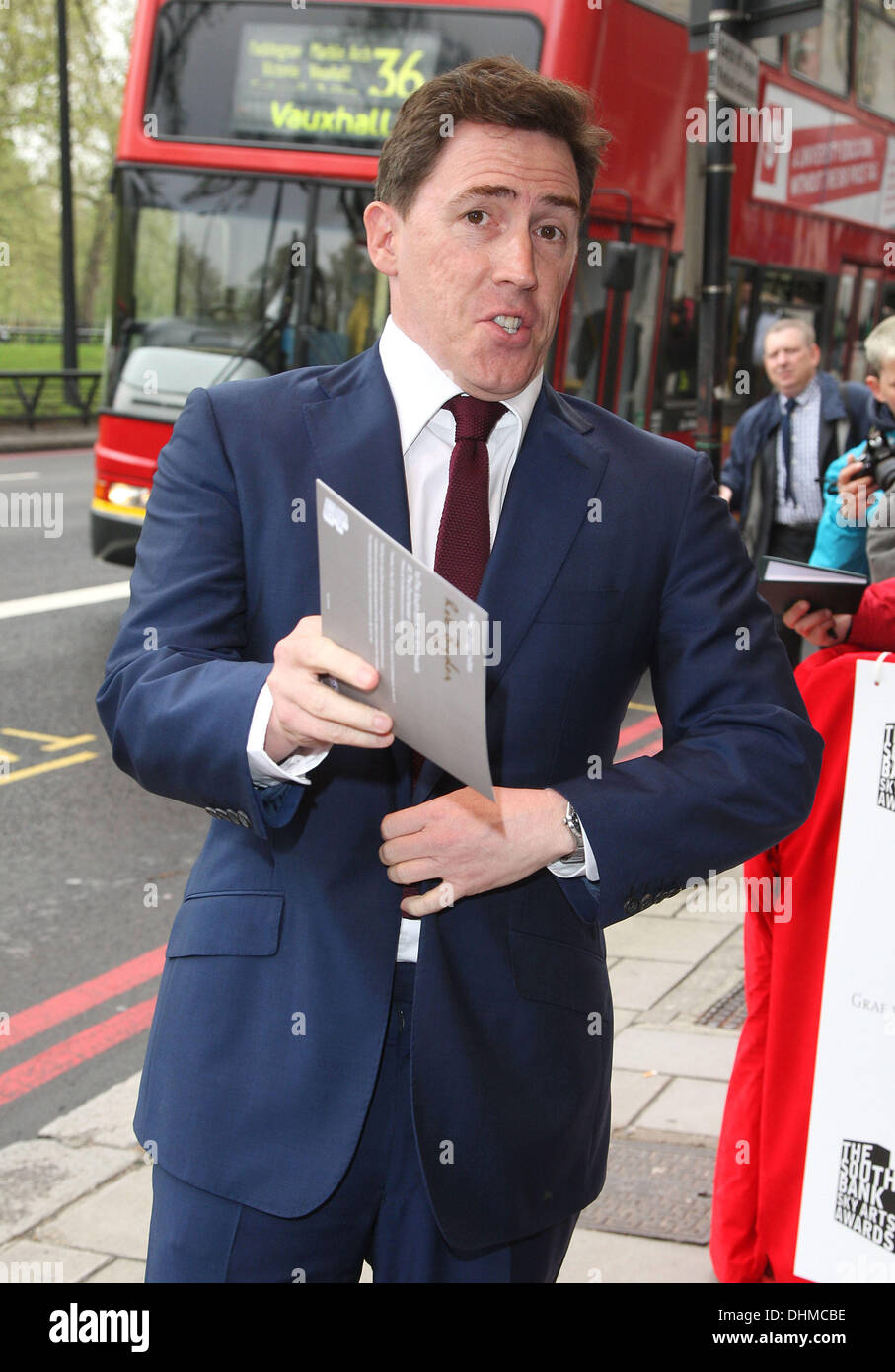 Rob Brydon The South Bank Sky Arts Awards 2012 - outside arrivals held ...