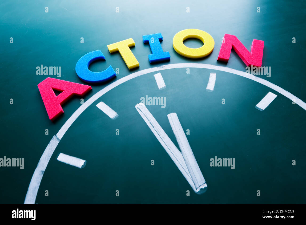 Time to action concept Stock Photo - Alamy