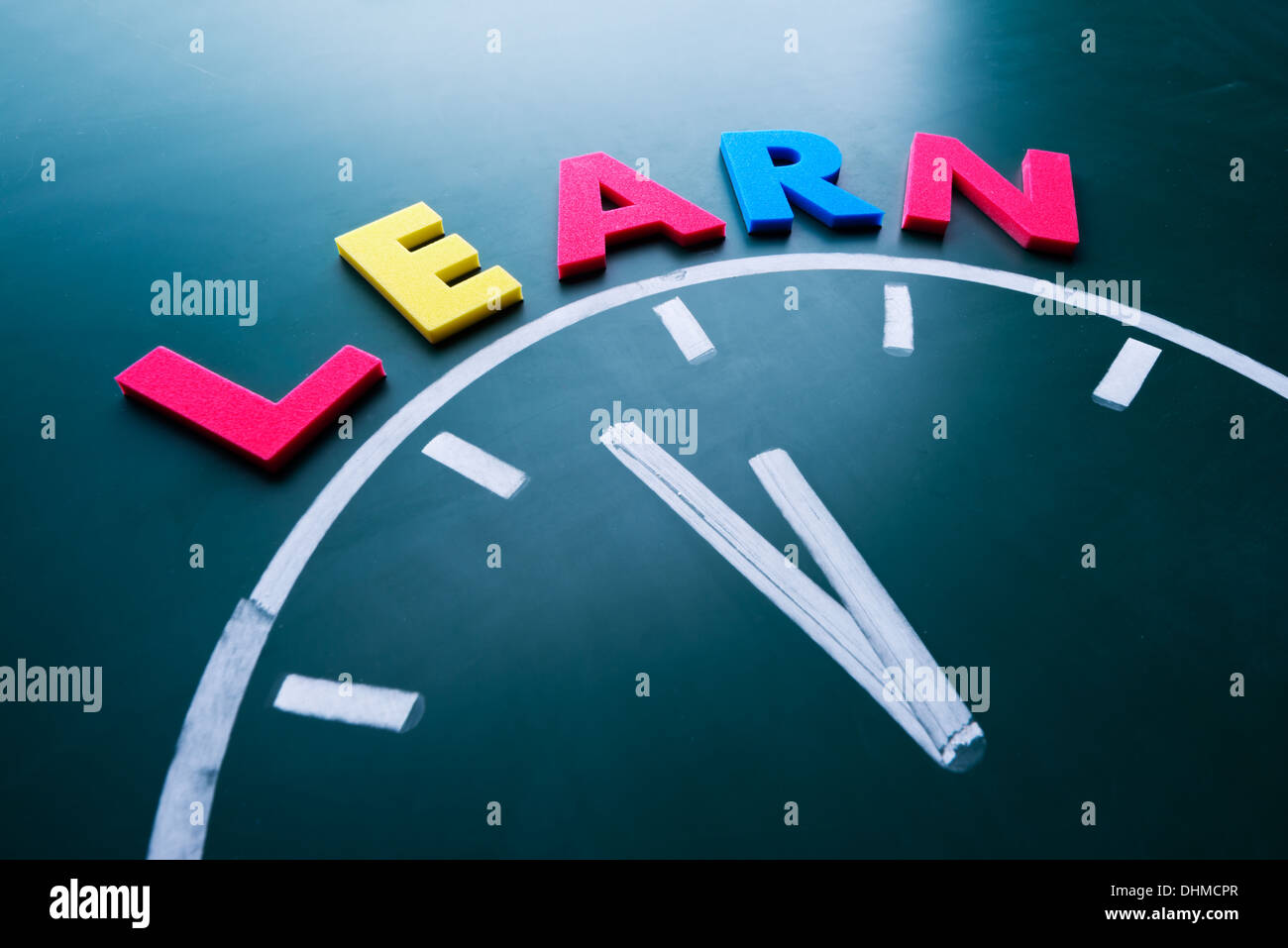 Time to learn concept Stock Photo - Alamy