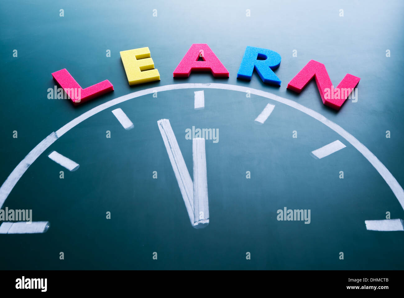Time to learn concept Stock Photo - Alamy