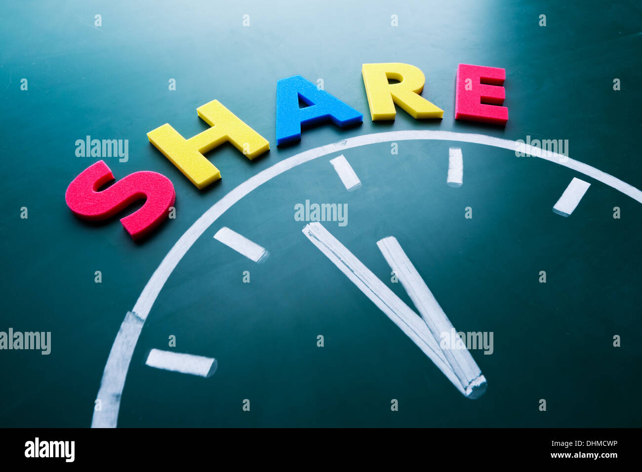 Time to share concept Stock Photo - Alamy