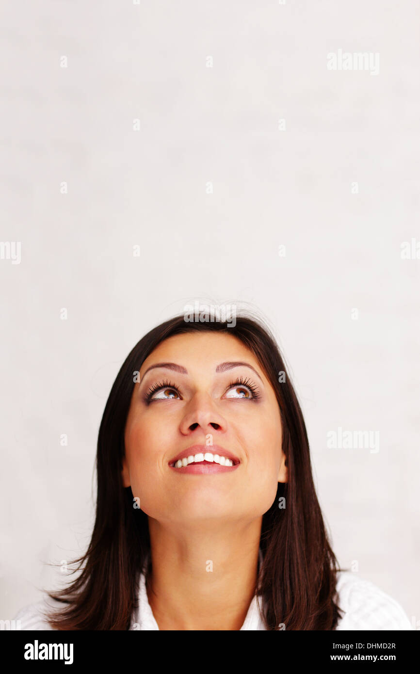 Brunette copyspace hi-res stock photography and images - Alamy