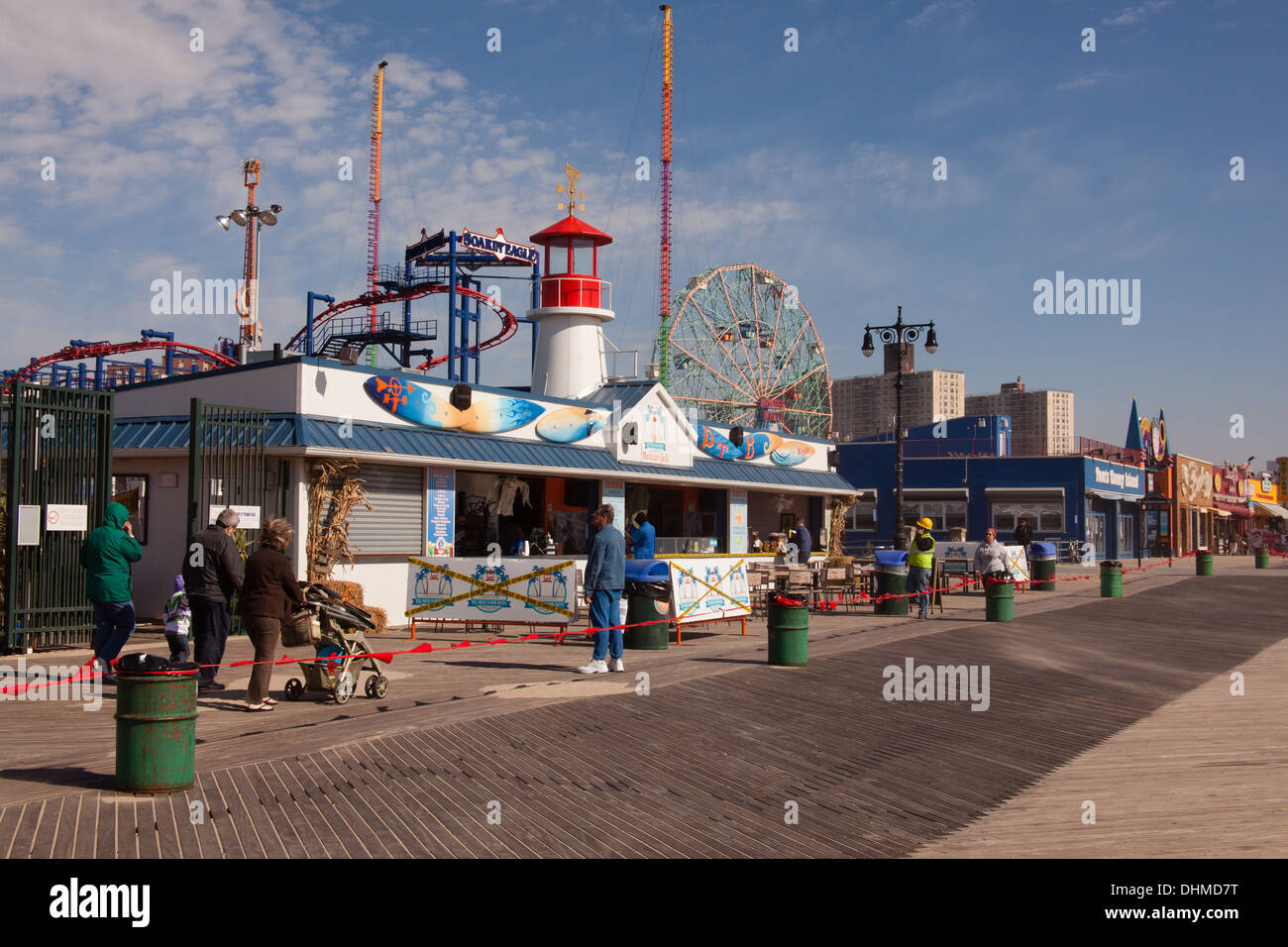 The Boardwalk, Coney Island,Brooklyn, New York, United States of ...