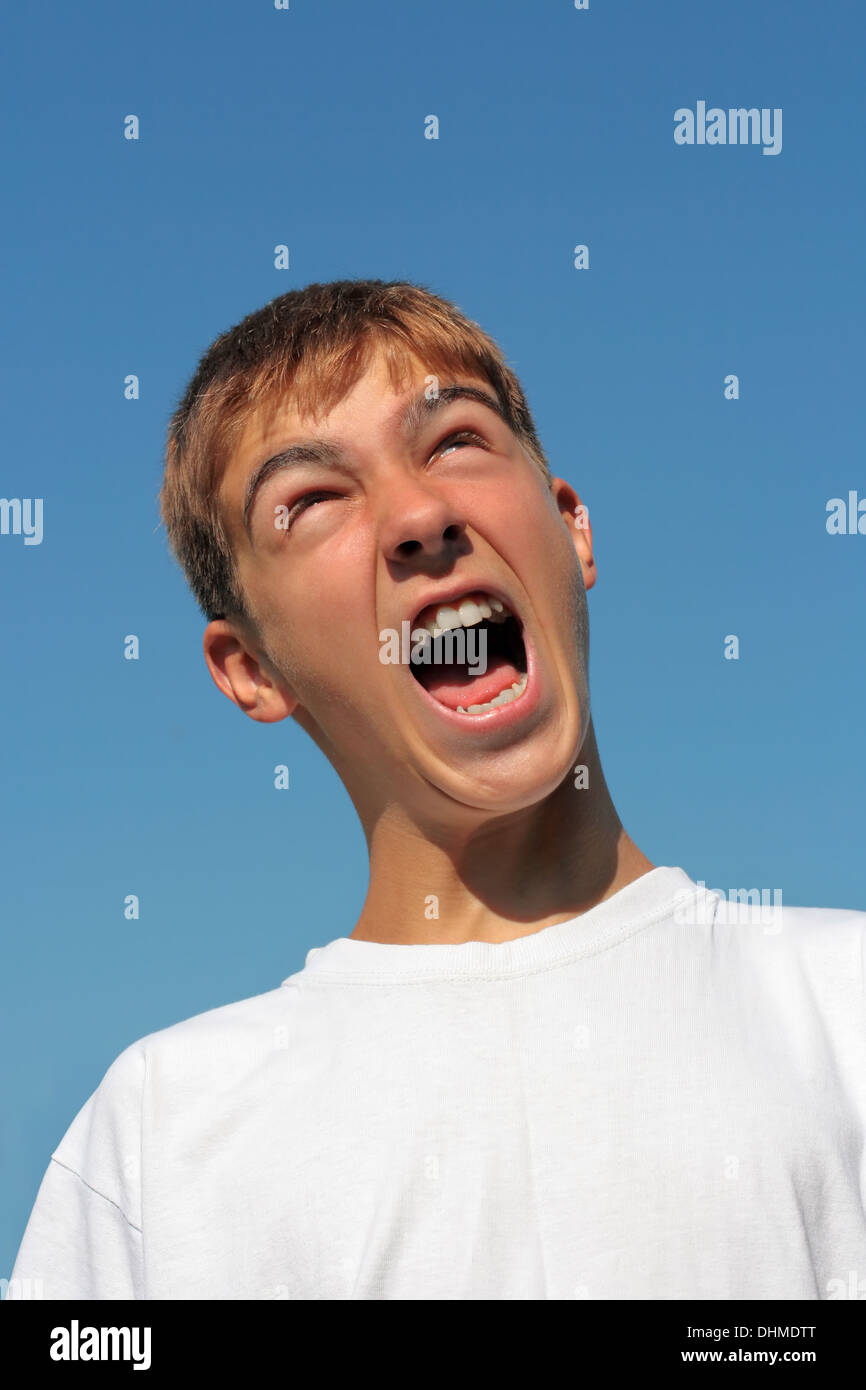 Teenager aggression hi-res stock photography and images - Alamy