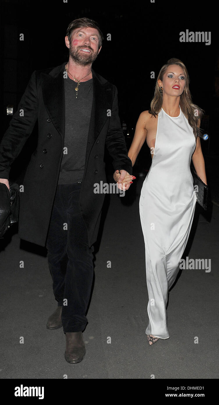 Jessica Jane-Clement and Lee Stafford leaving FHM's 100 Sexiest Women ...
