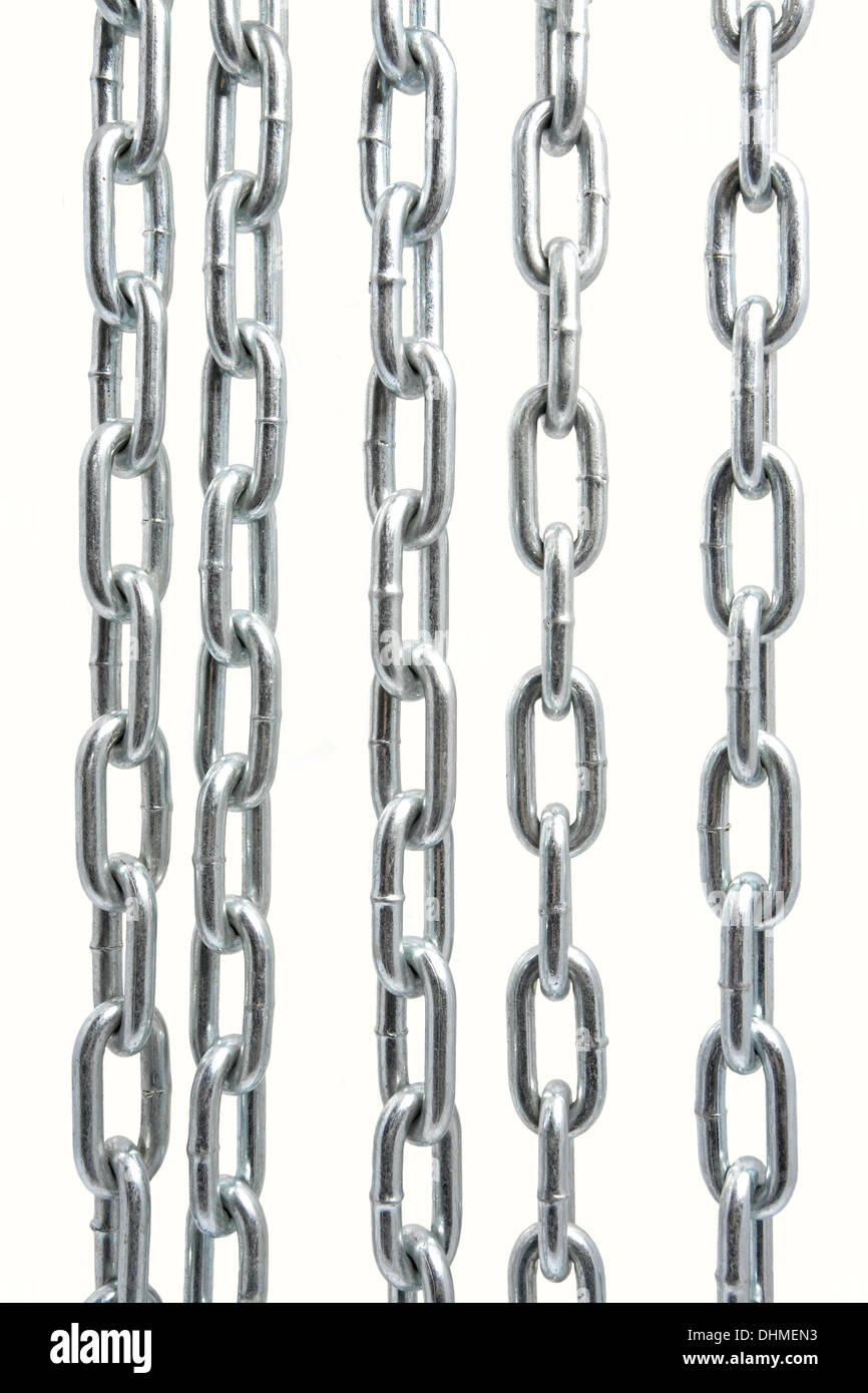 chain on white Stock Photo - Alamy