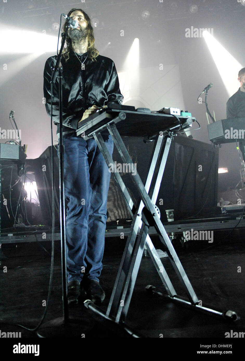 Andrew Wyatt Miike Snow performing at The Sound Academy Toronto, Canada ...
