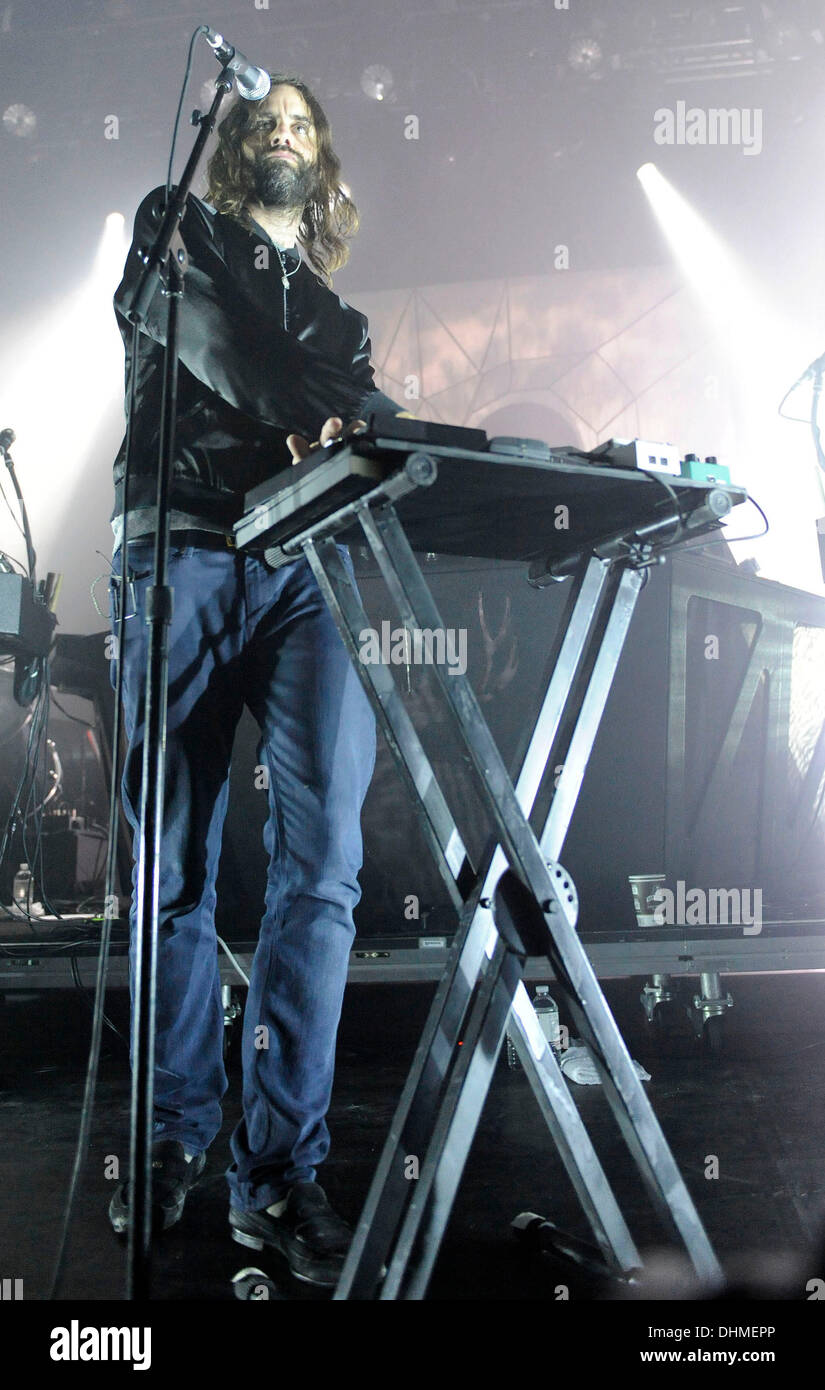 Andrew Wyatt Miike Snow performing at The Sound Academy Toronto, Canada ...