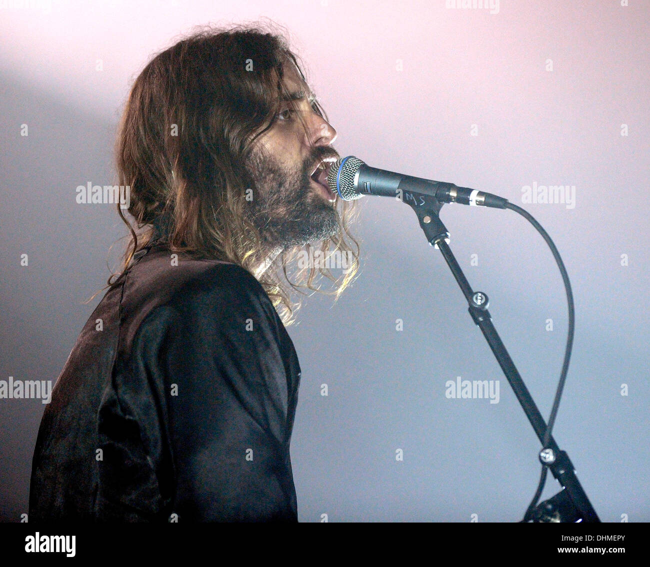 Andrew Wyatt Miike Snow performing at The Sound Academy Toronto, Canada ...