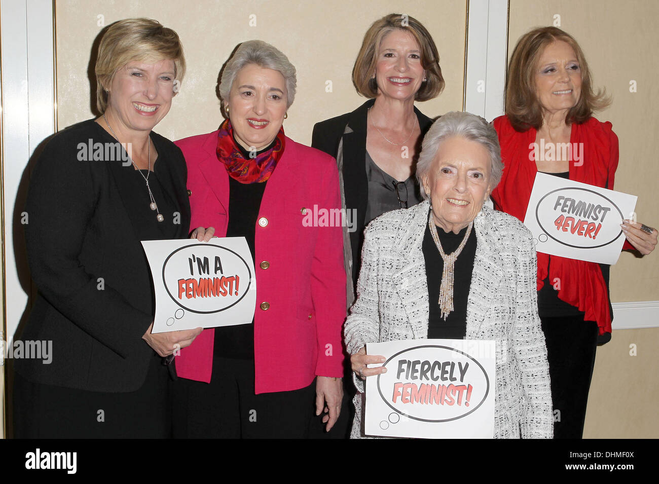 Wendy Greuel, Ellie Smeal, Peg Yorkin, Katherine Spillar, Gloria ...