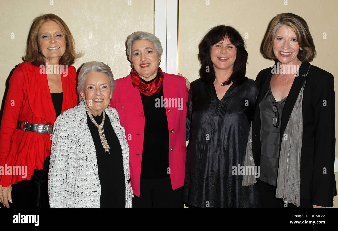 Gloria Steinem, Ellie Smeal, Peg Yorkin, Katherine Spillar, Mavis Leno ...