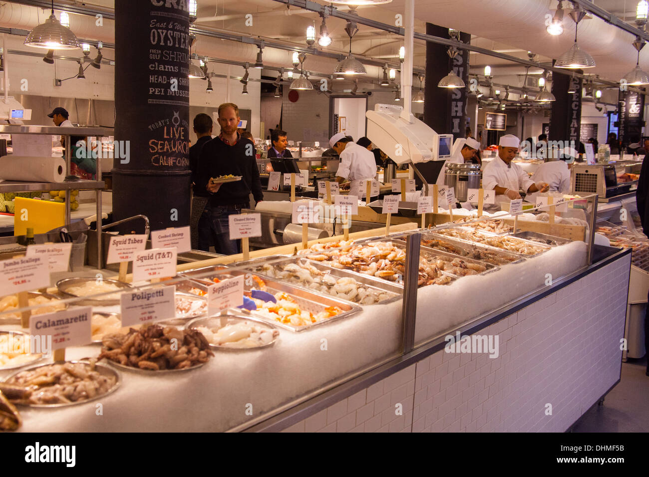 Lobster place chelsea food market hi-res stock photography and images ...