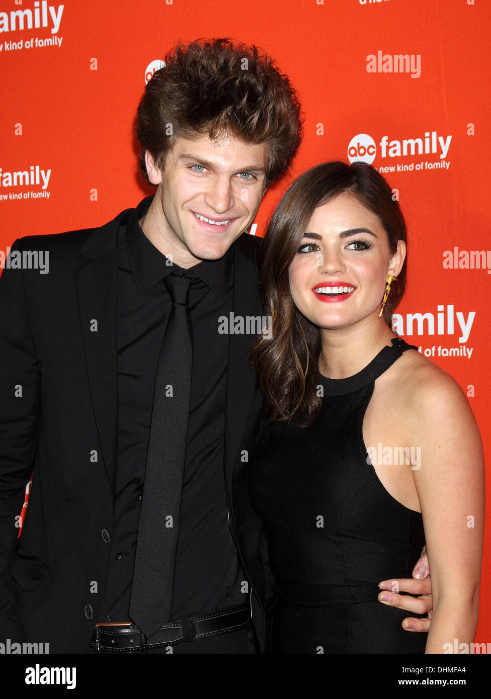 Keegan Allen, Lucy Hale ABC Family West Coast Upfronts party at The ...