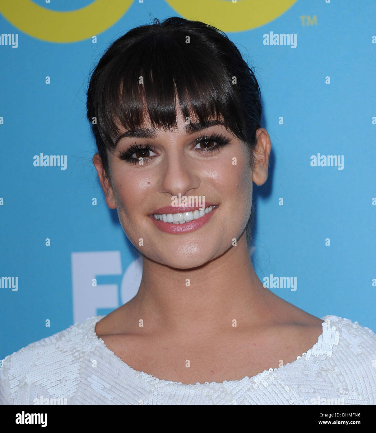 Lea Michelle arriving at Glee Academy screening and Q&A held at the ...