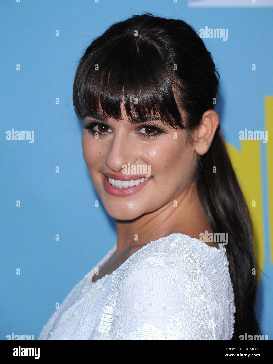 Lea Michelle arriving at Glee Academy screening and Q&A held at the ...