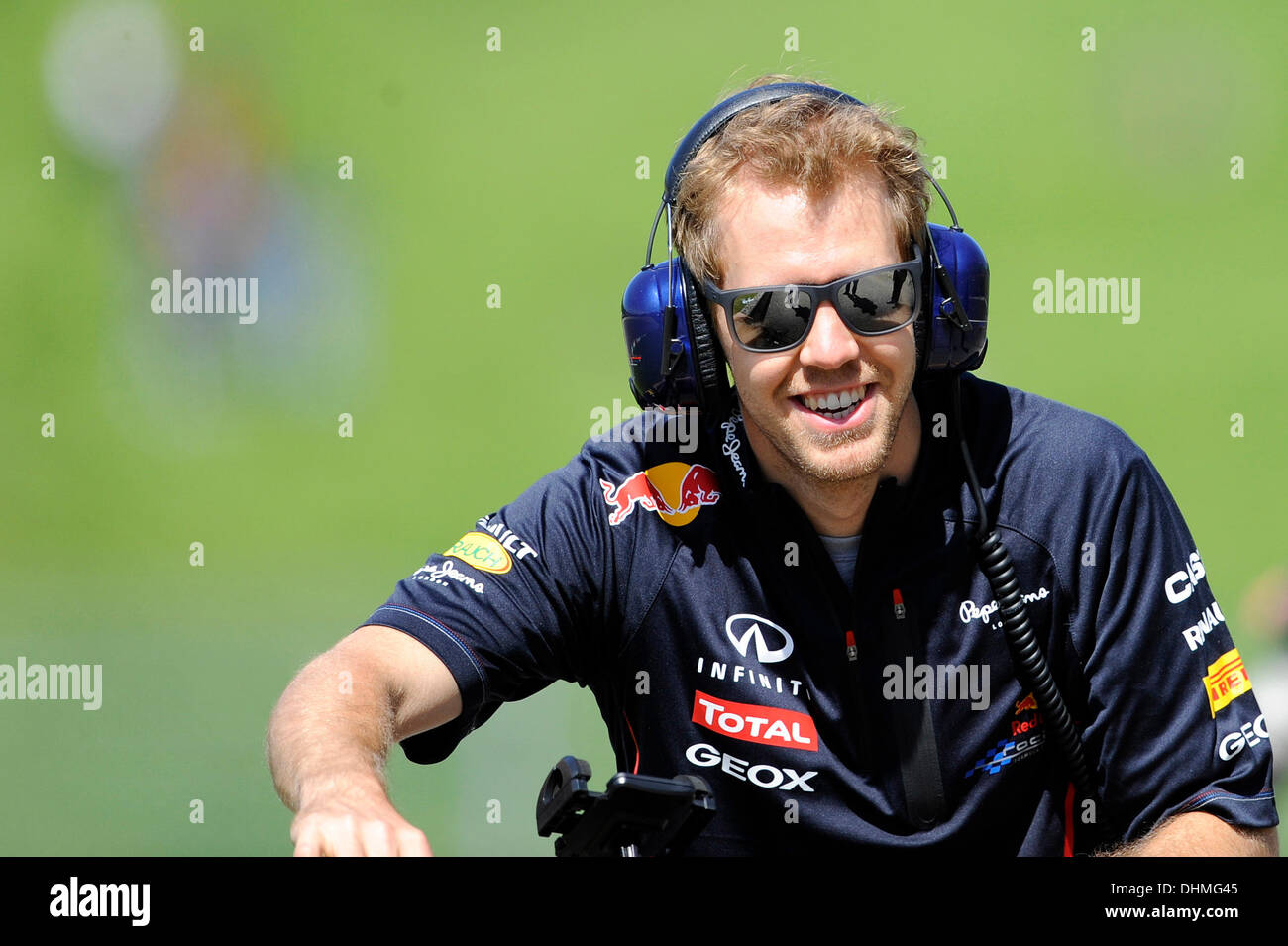 Sebastian vettel cycles on vtt hi-res stock photography and images - Alamy