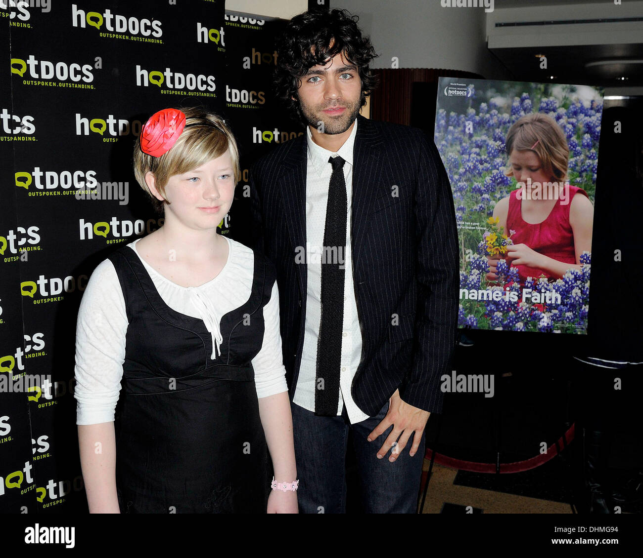 Faith and Adrian Grenier arrival for the world premiere of 'My Name Is ...