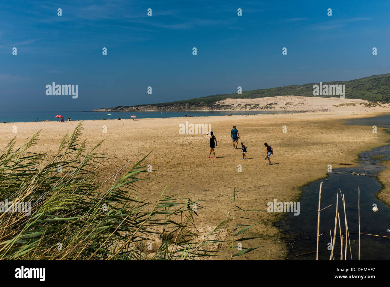 Playa Valdevaqueros in Tarifa, southern Spain Stock Photo - Alamy