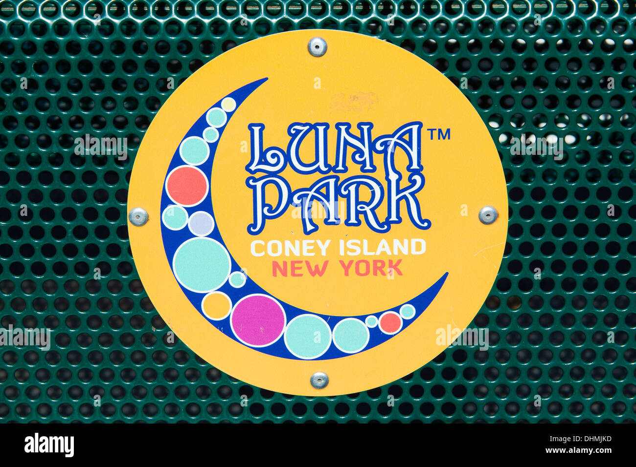 Luna Park sign Coney Island, Brooklyn, New York, United States of ...