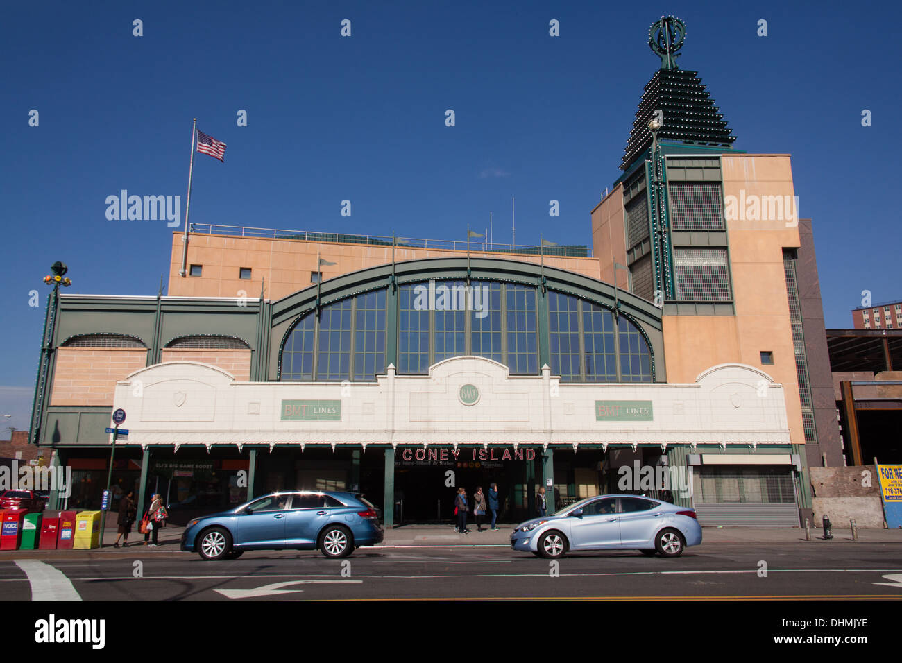 Coney Island Stillwell Avenue High Resolution Stock Photography and ...