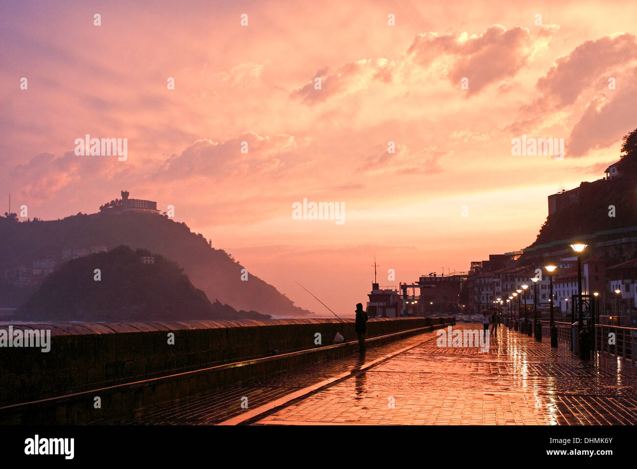 Rain in donostia san sebastian hi-res stock photography and images - Alamy