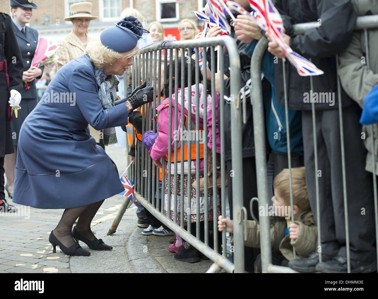 Camilla, Duchess of Cornwall attends the RAF Halton Freedom Parade and ...