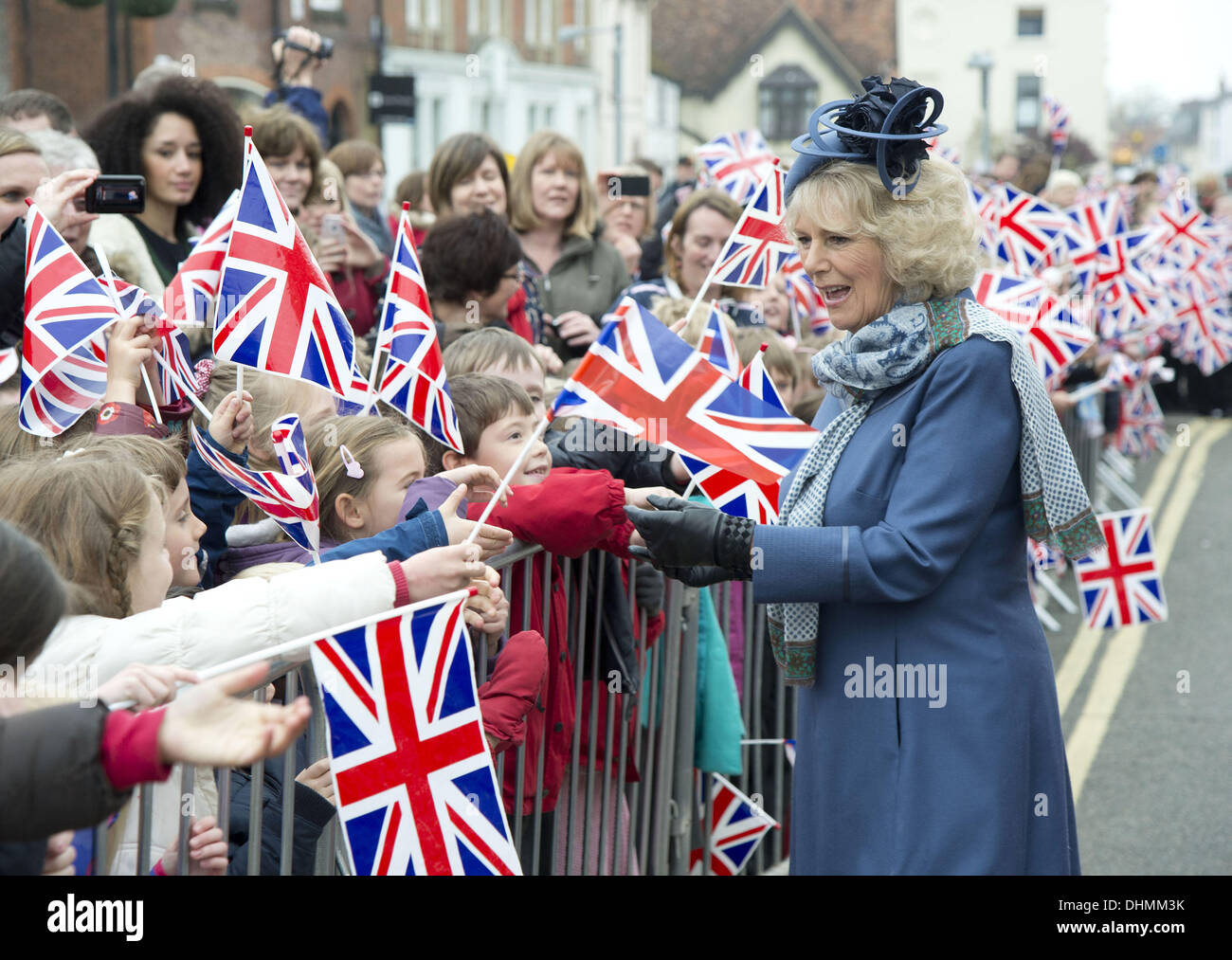 Camilla, Duchess of Cornwall attends the RAF Halton Freedom Parade and ...