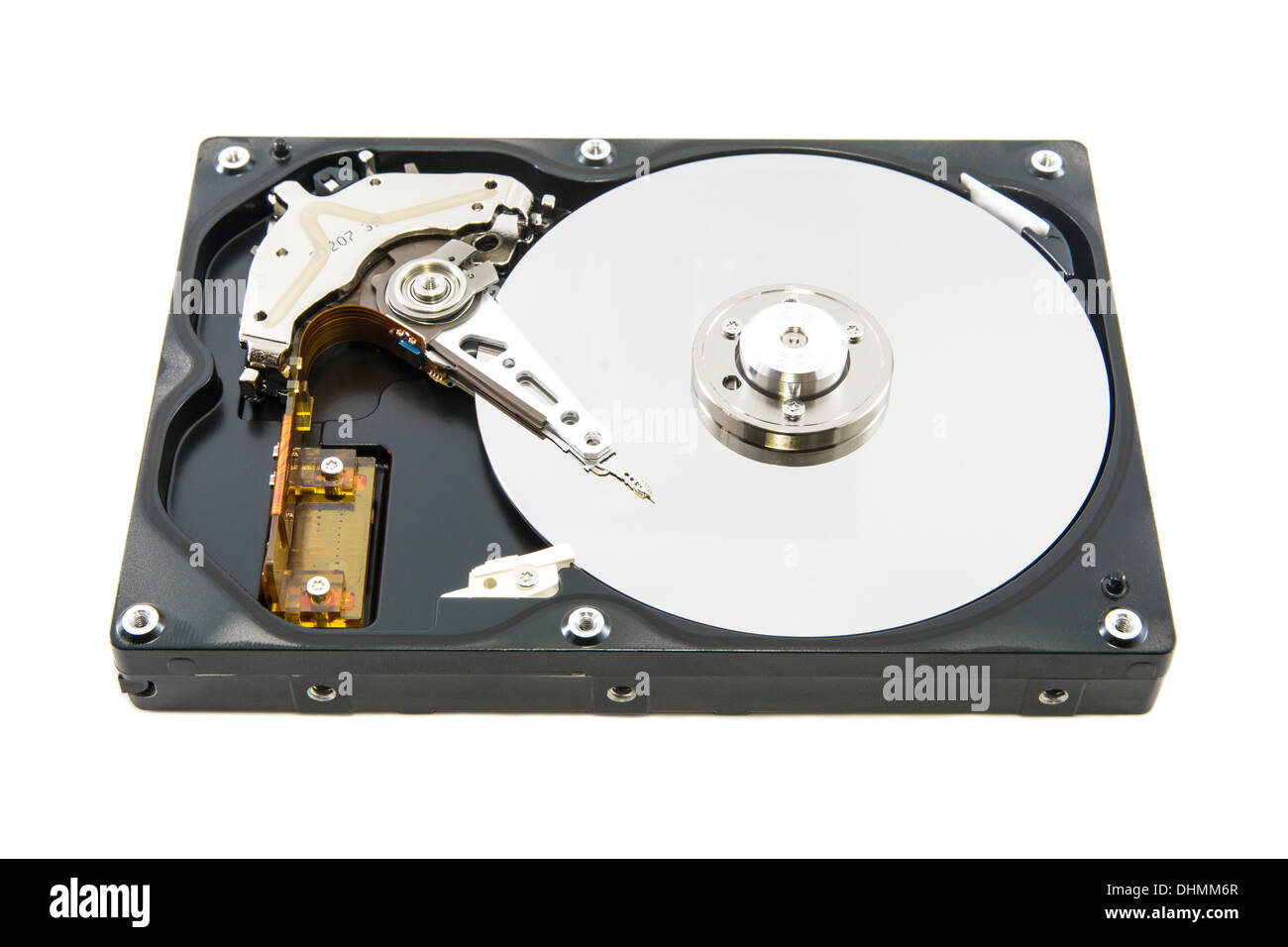Hard disk drive isolated on white background Stock Photo - Alamy