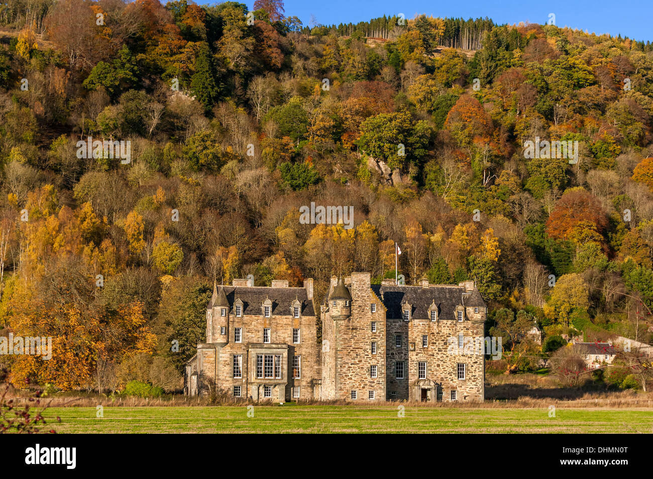 Castle Menzies at Weem in Perthshire. restored by the Menzies Clan ...