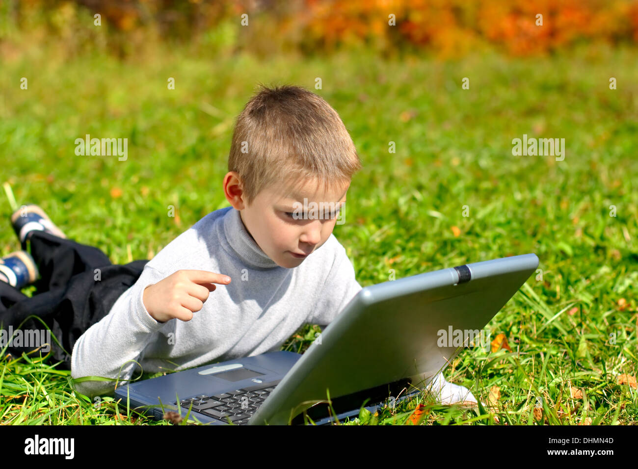 boy with notebook Stock Photo - Alamy