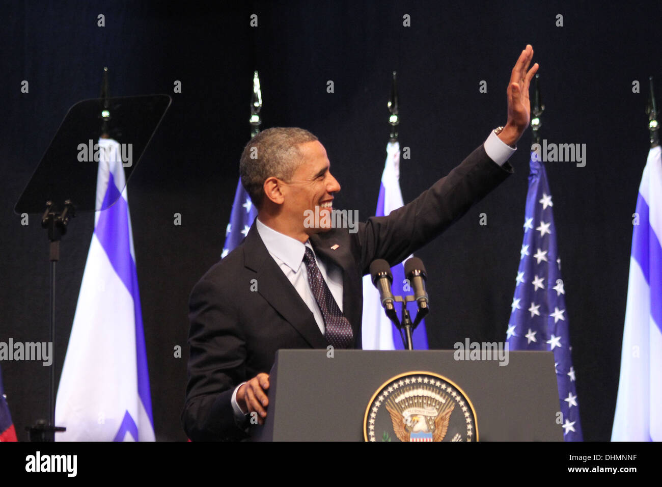US President Barack Obama during a visit in Israel March 21st 2013 at ...