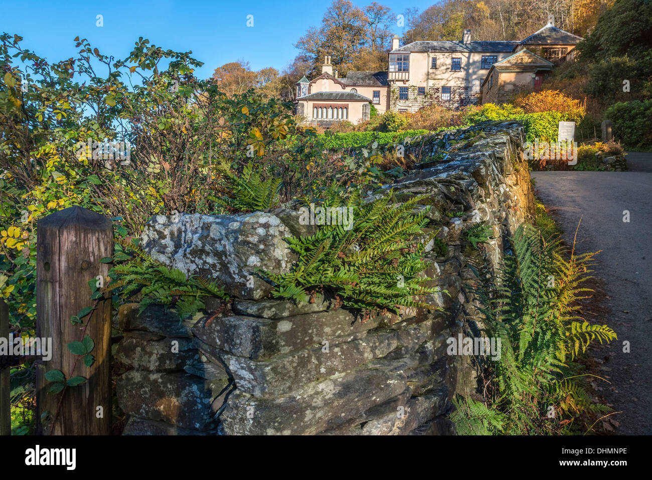 Brantwood house the home of John Ruskin art critic on Coniston water in ...