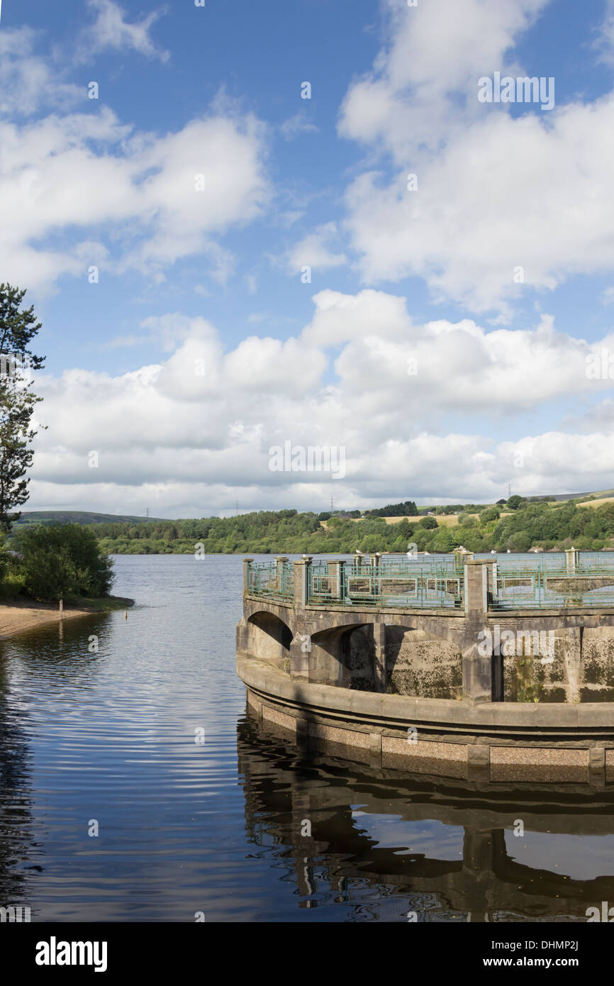 Overflow at the south end of Wayoh reservoir, Edgworth, Lancashire ...