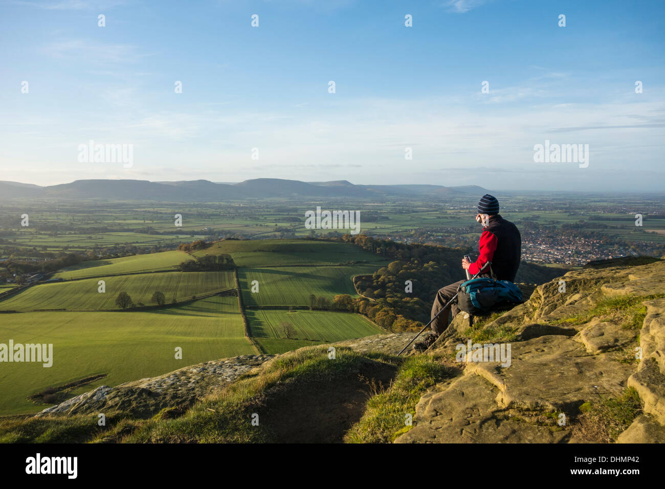 Roseberry topping summit top hi-res stock photography and images - Alamy