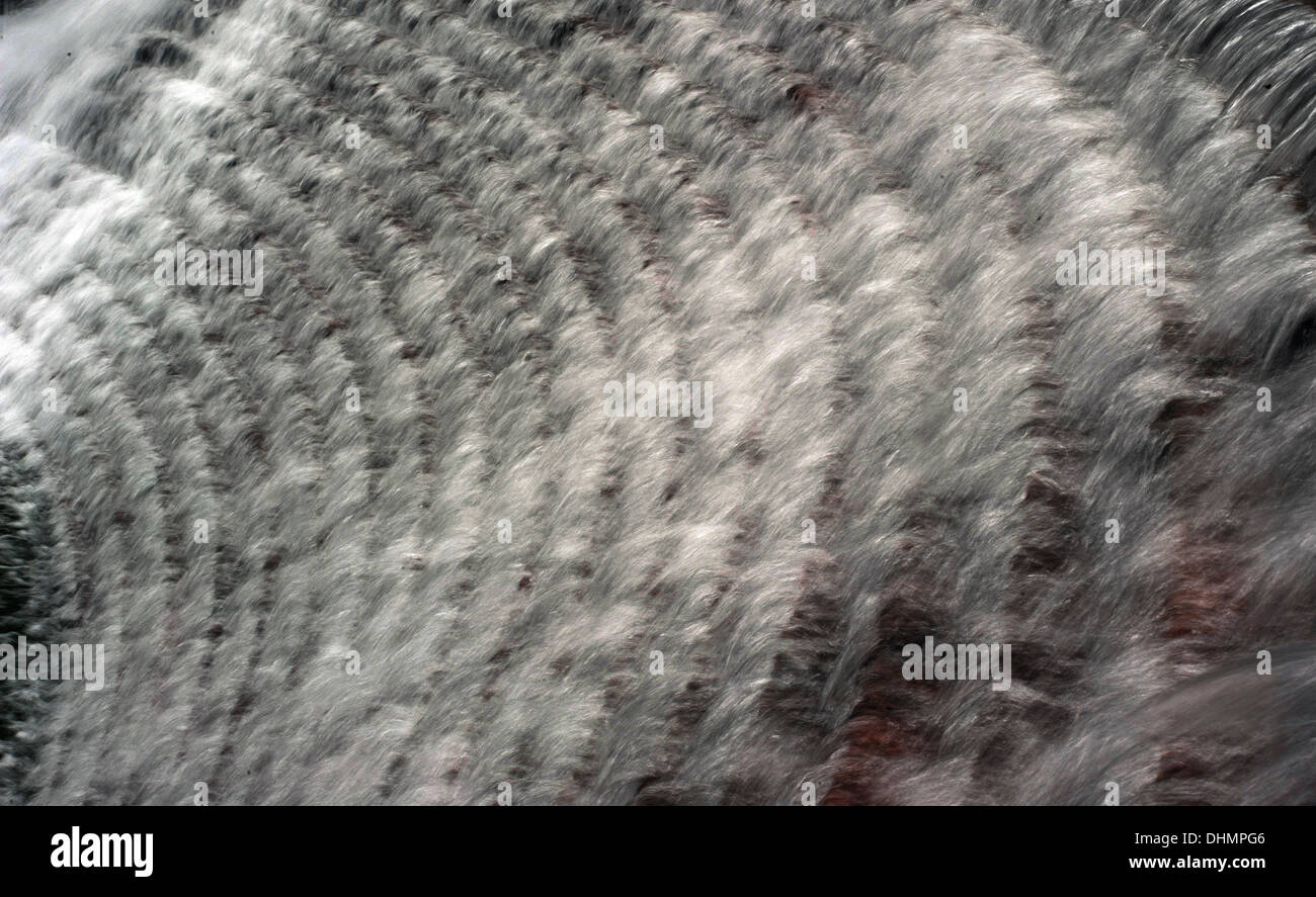 Waterfall by the Chicago River, Chicago, Illinois, USA Stock Photo - Alamy