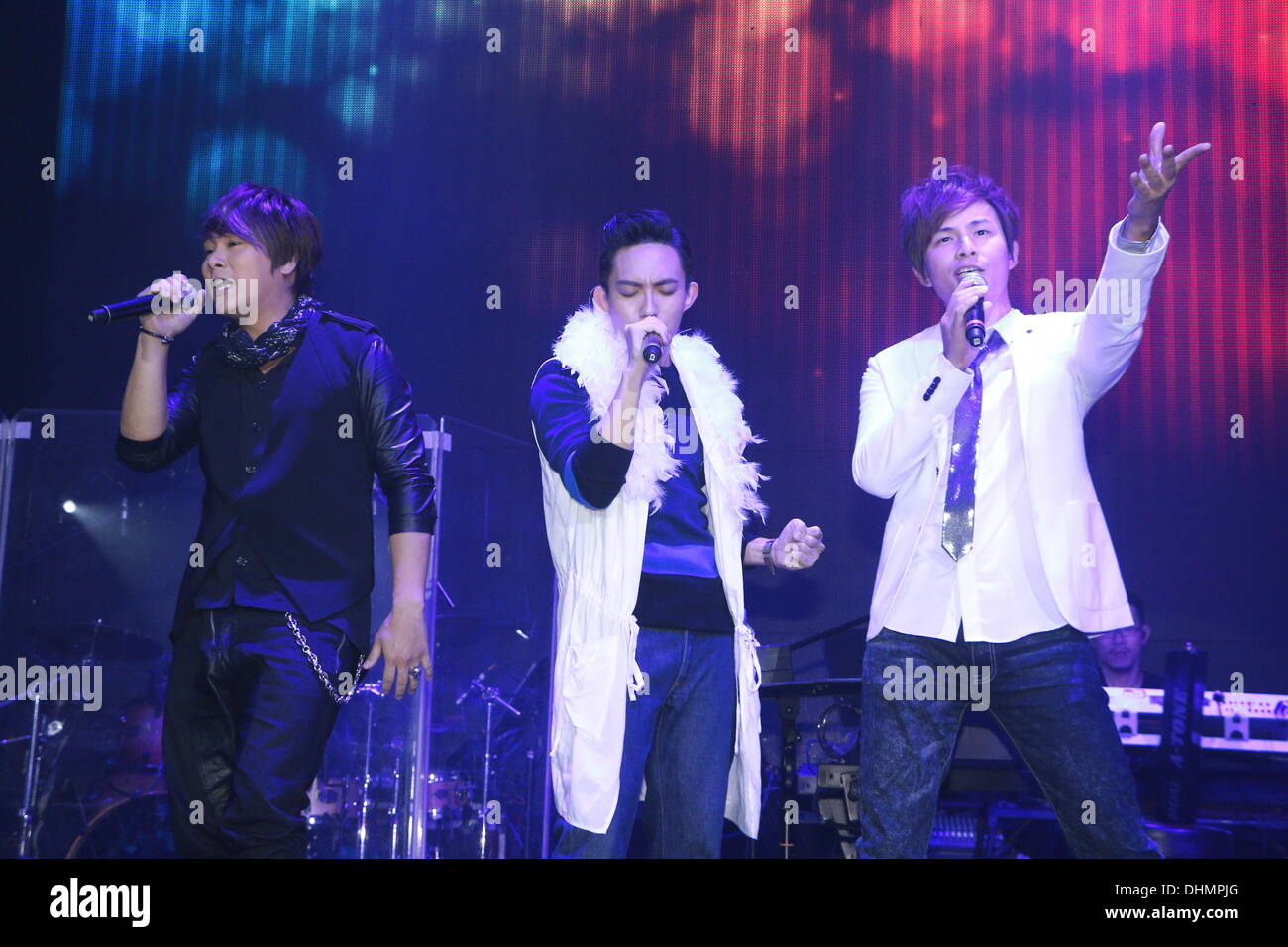 Singer Yoga Lin performs at his charity concert in Taipei, China on ...
