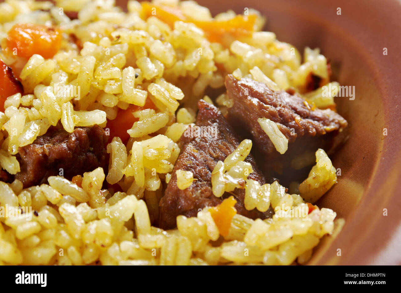 Traditional oriental pilaf Stock Photo - Alamy