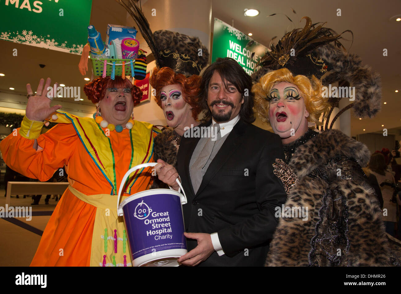 London, UK. 13 November 2013. Designer Laurence Llewelyn-Bowen with ...