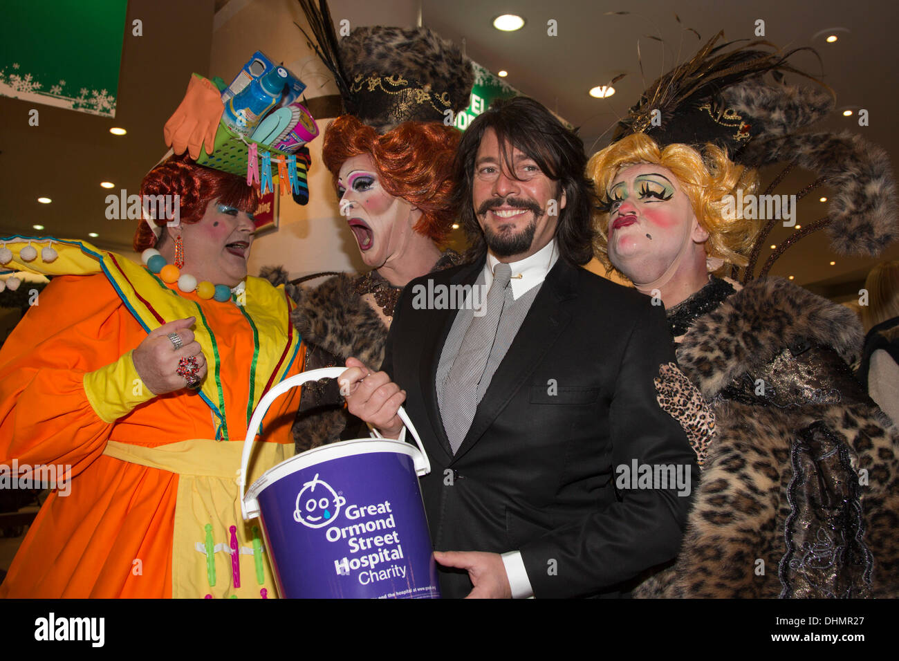 London, UK. 13 November 2013. Designer Laurence Llewelyn-Bowen with ...
