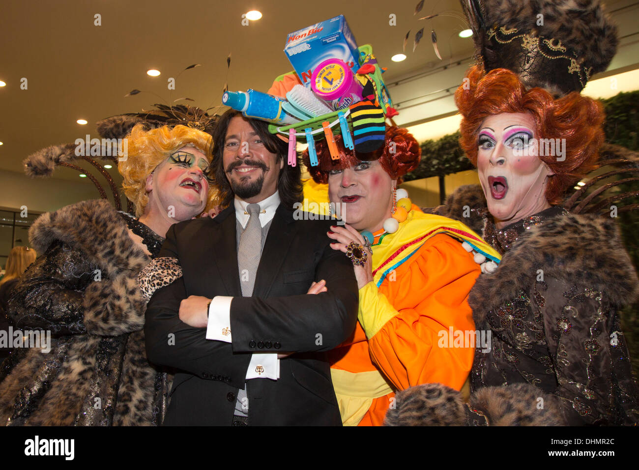 London, UK. 13 November 2013. Designer Laurence Llewelyn-Bowen with ...