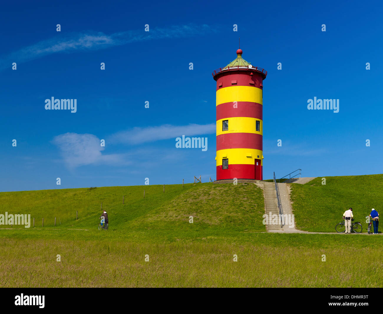 Pilsum lighthouse, Krummhörn, East Frisia, Germany Stock Photo - Alamy