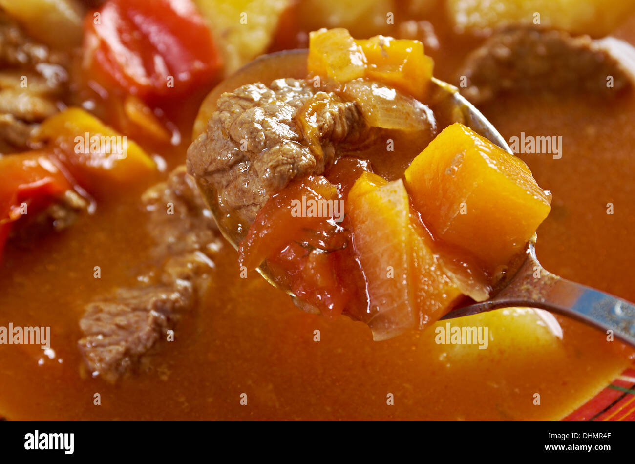 Traditional Bulgarian soup chorba Stock Photo - Alamy