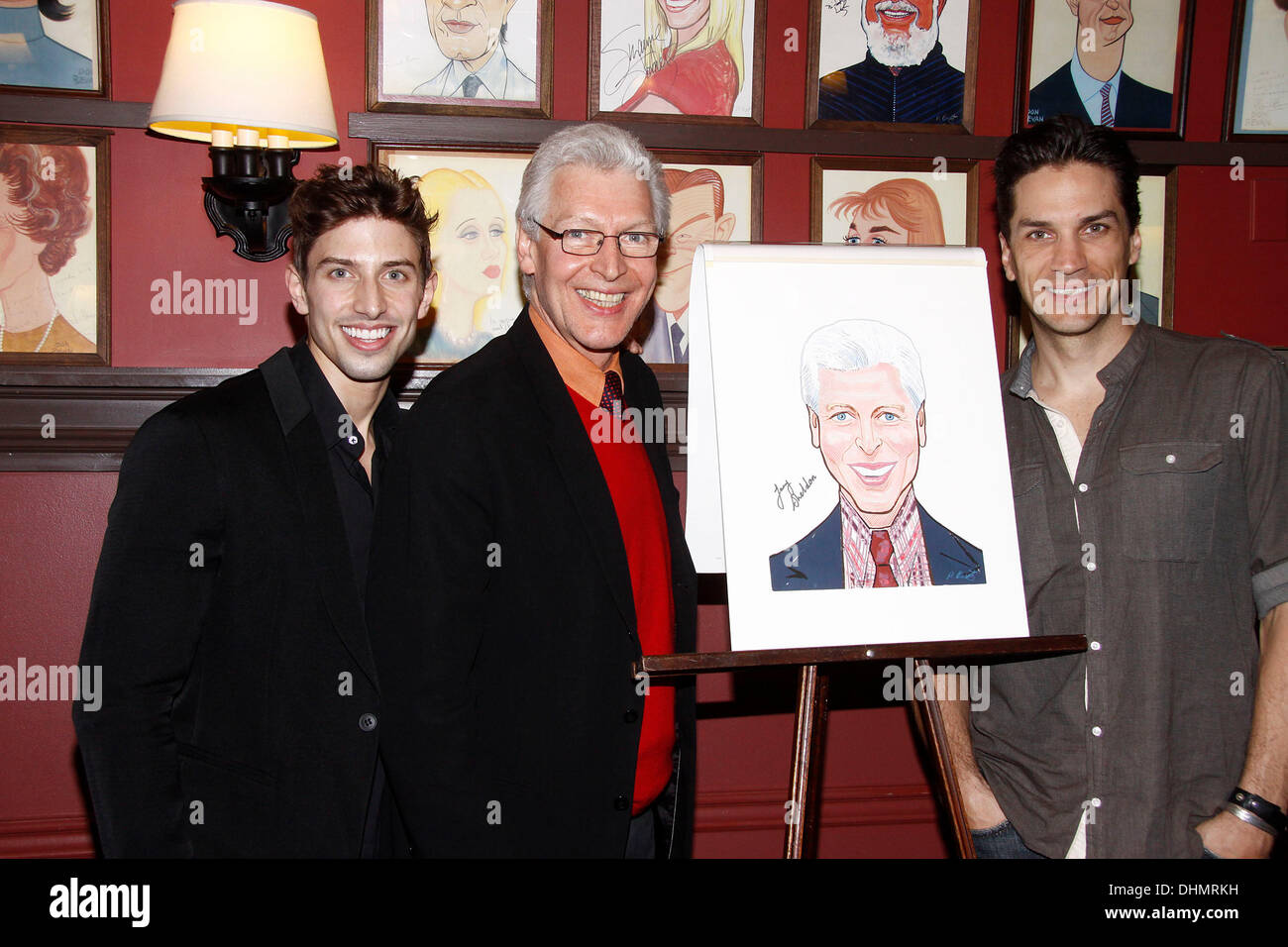Nick Adams, Tony Sheldon and Will Swenson Sardi's Portrait Unveiling ...