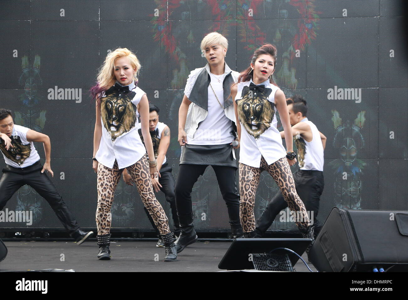 Taipei, China. 10th Nov, 2013. Singer Show Lo holds signing session in ...