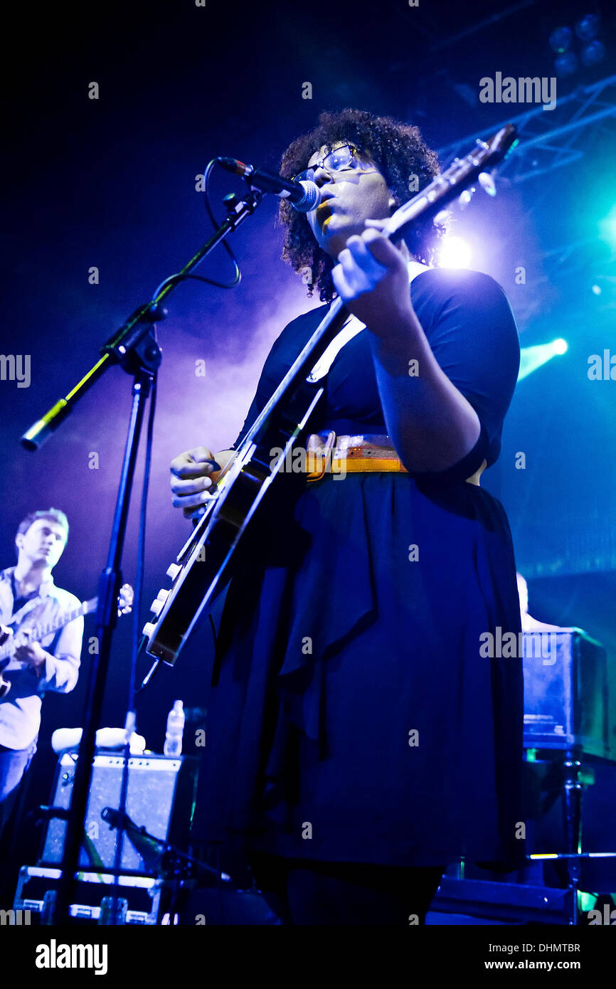 Brittany Howard of the Alabama Shakes performing live at Brixton ...