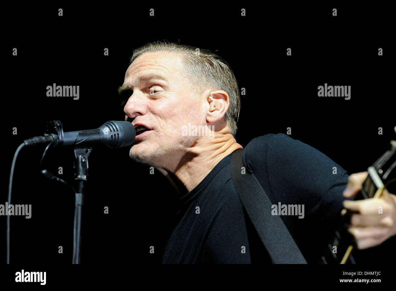 Bryan Adams performs on stage at The Air Canada Centre. Toronto, Canada ...