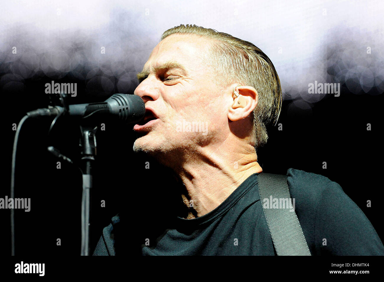 Bryan Adams performs on stage at The Air Canada Centre. Toronto, Canada ...