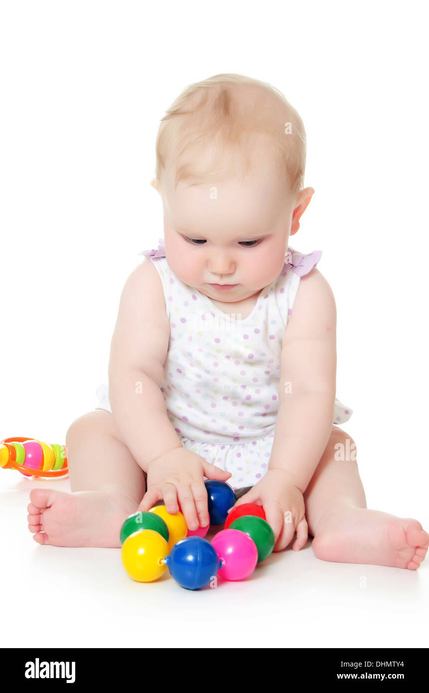 The small baby isolated on white Stock Photo - Alamy